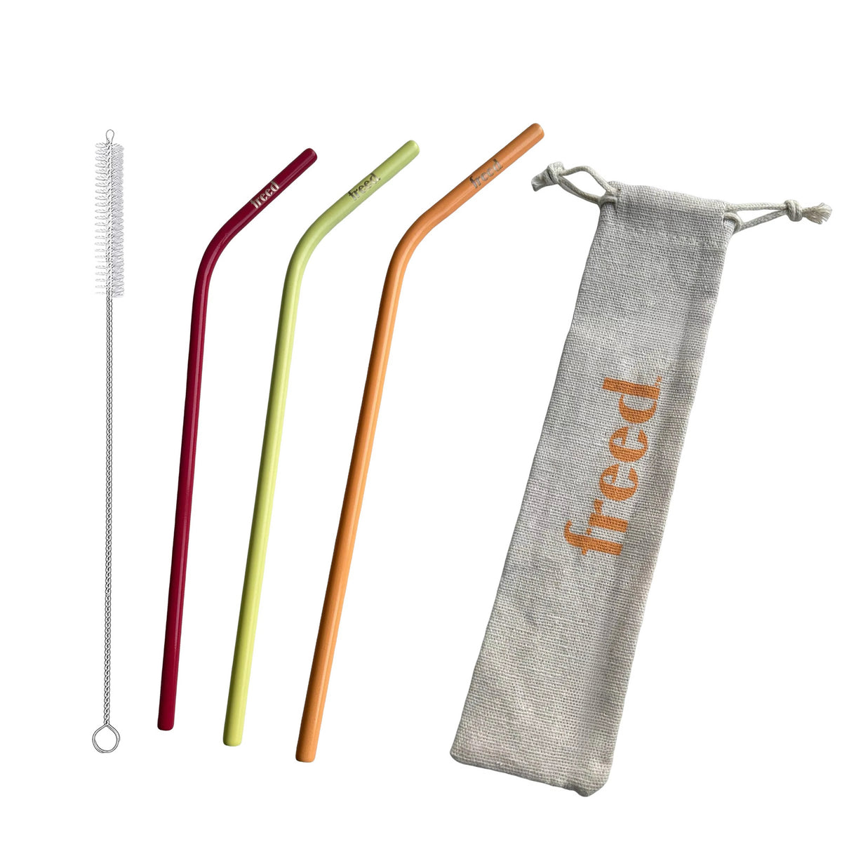 Reusable Aluminium Straws Gift Pack (3 Pack) Only $7 – Freed Beverages